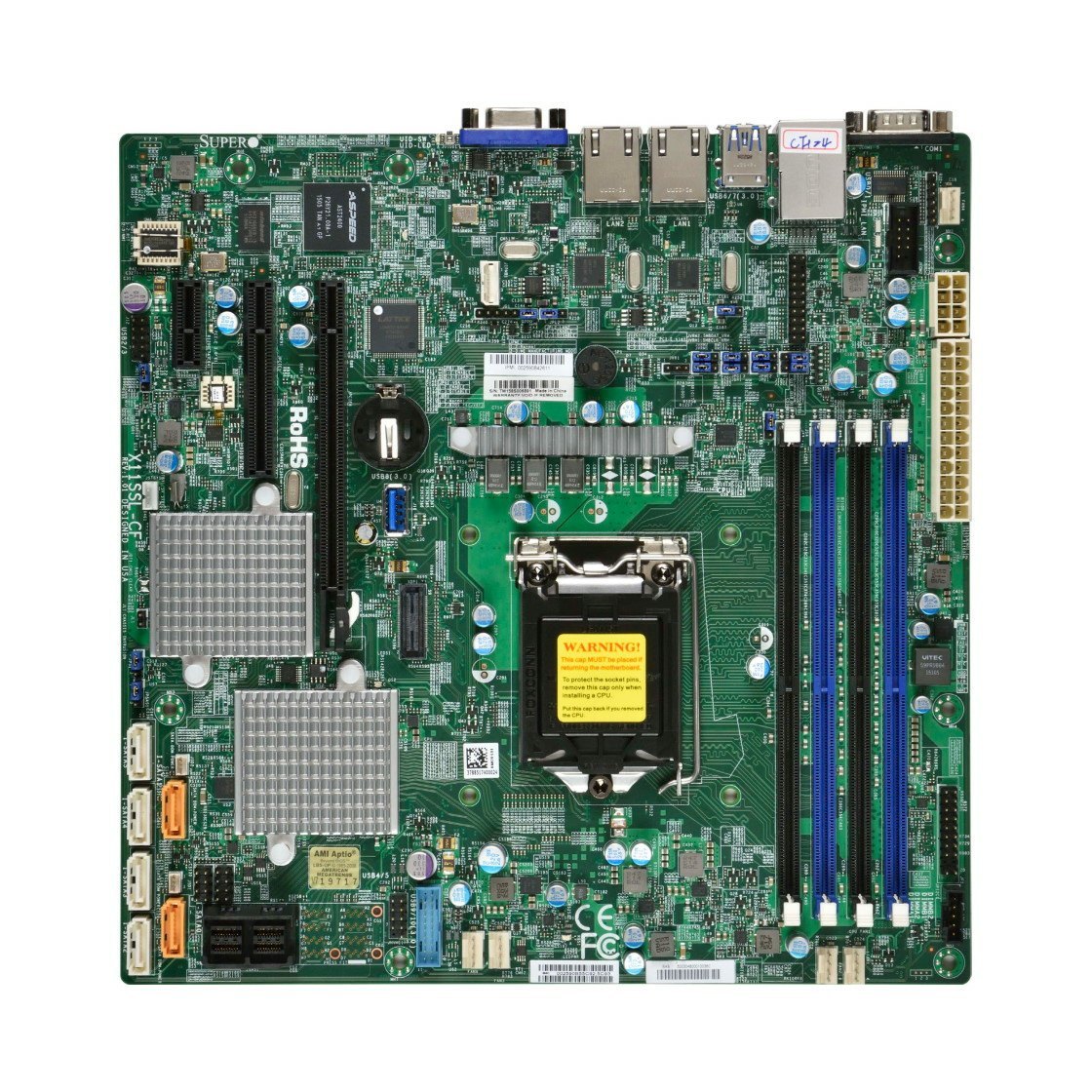 Supermicro MBD-X11SSH-GF-1585L-O 64GB Intel ATX Motherboard