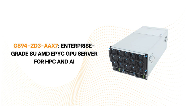 G894-ZD3-AAX7: Enterprise-Grade 8U AMD EPYC GPU Server for HPC and AI