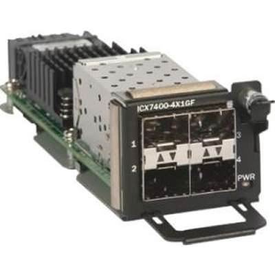 Brocade ICX7400-4X1GF 4-Ports 1-Gbps 1000Base-X Expansion Module