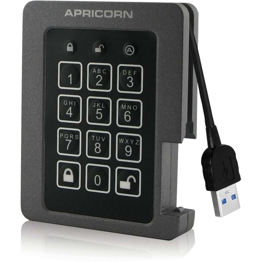 Apricorn Aegis Padlock ASSD-3PL256-2TBF 2tb 2.5in Internal SSD