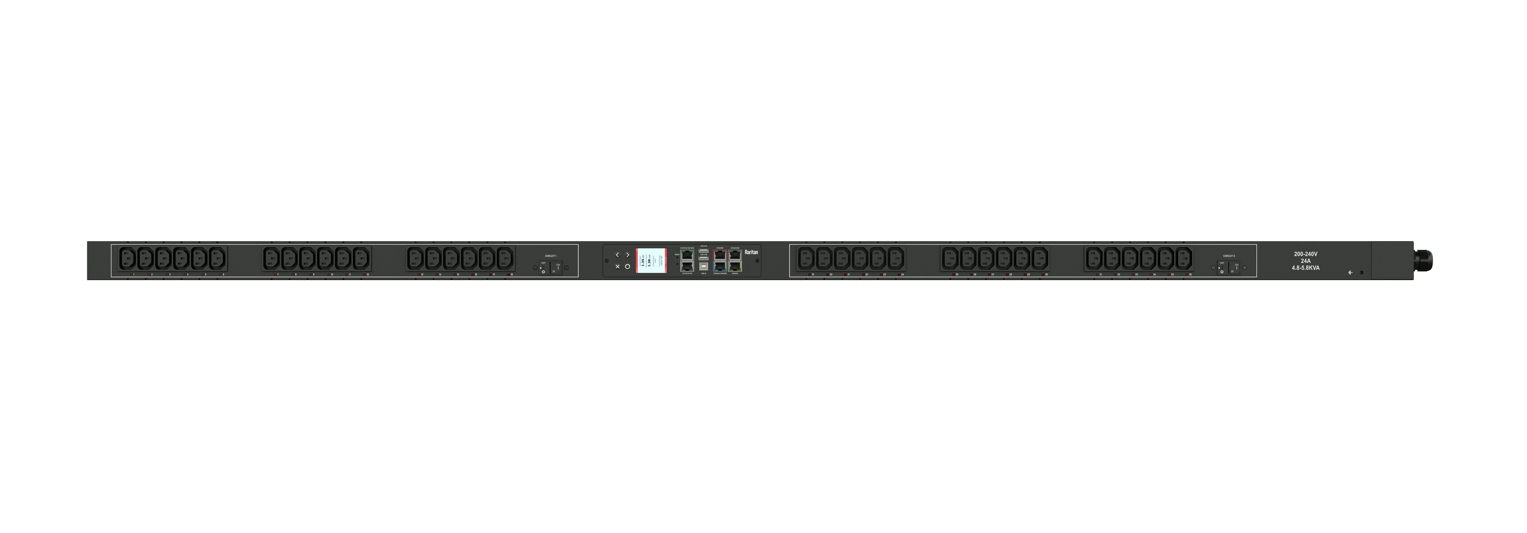 Raritan PX3-5841V Intelligent 36Outlets 208V 5800VA Rack PDU