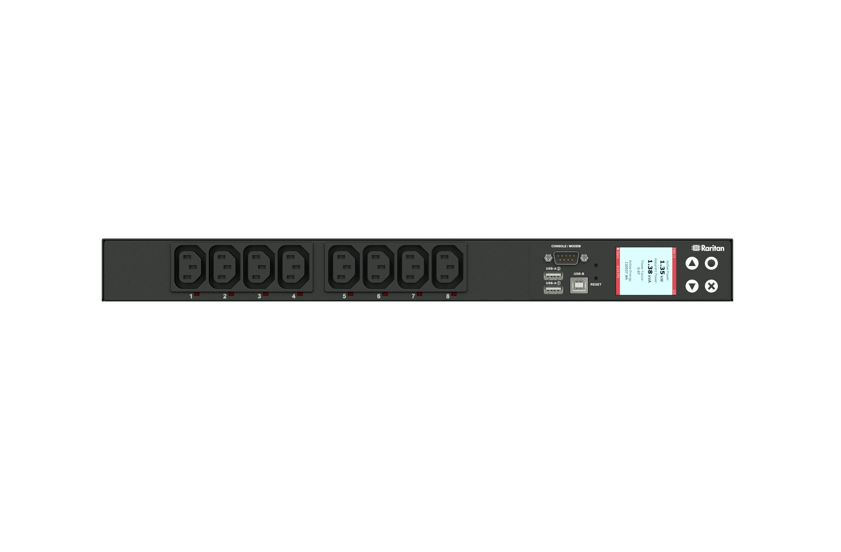 Raritan PX3-5190R-M11 8-Outlets 230V 3700VA Rack-Mount PDU