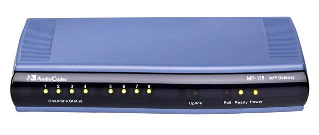 AudioCodes MP118/8O/SIP / MP-118/8FXO/3AC 8-Ports Analog Gateway