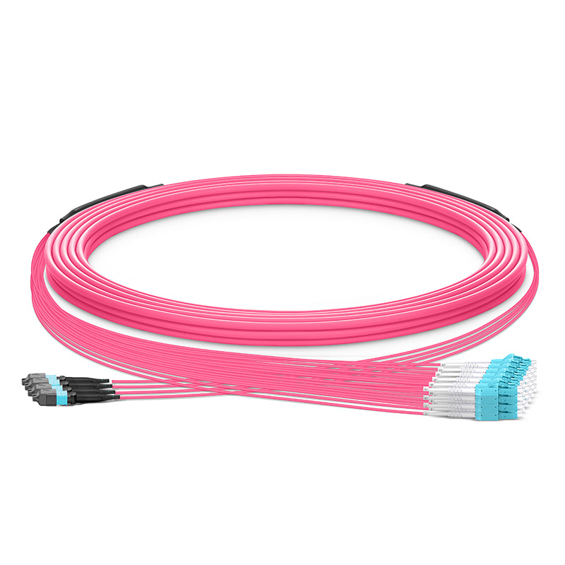 FS HD-48FMTPLCOM4 30m 0.25dB Duplex OM4 OFNP Cable