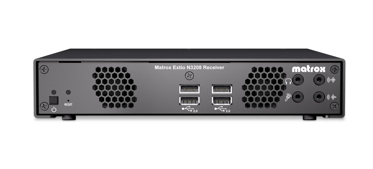 Matrox XTO3-N3208RX Series-Extio 3 N3208 4-Ports Receiver Extender