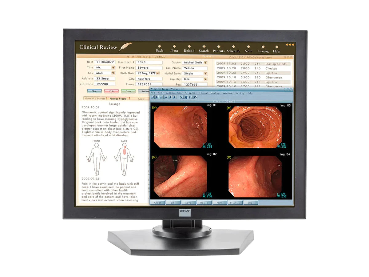 Barco MDRC-1119 / K9301800A 19-Inch TFT Color Clinical Medical Monitor