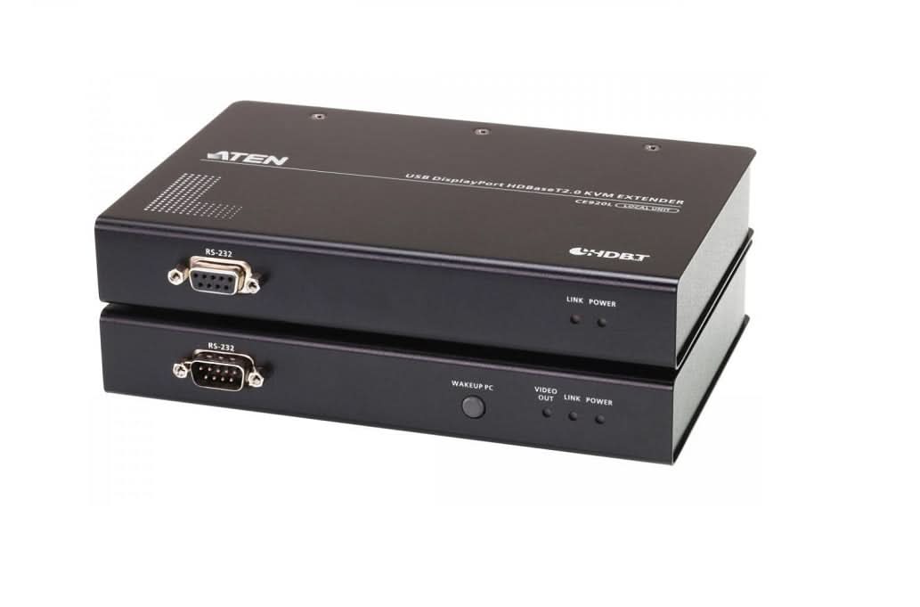 Aten CE920 USB 2.0 DisplayPort HDBaseT Extender Rack-Mount KVM Switch