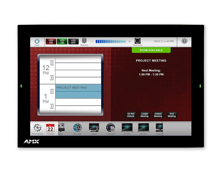 AMX MSD-1001-L2 Modero S 10.1-inch Landscape Wall Mount Touch Panel