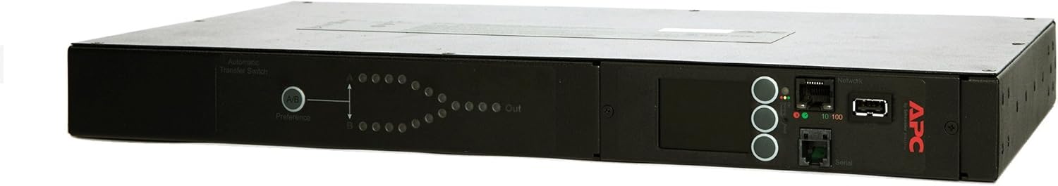 APC AP4421 ATS 12-Outlet 2300Watt Rack-Mount Transfer Switch