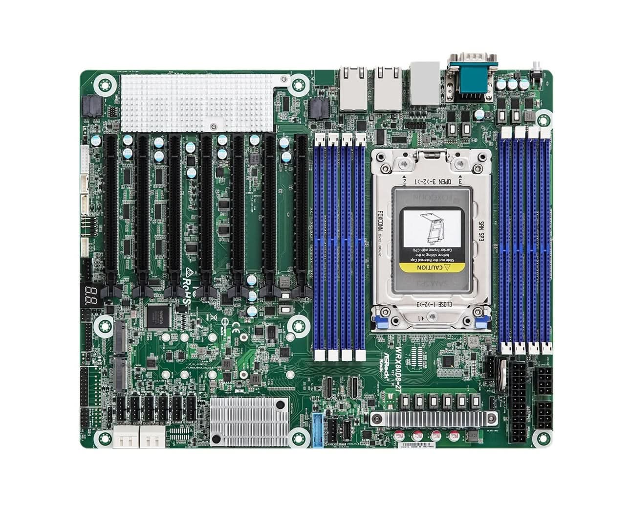 ASRock WRX80D8-2T LGA4094 AMD WRX80 128GB ‎‎MATX Motherboard
