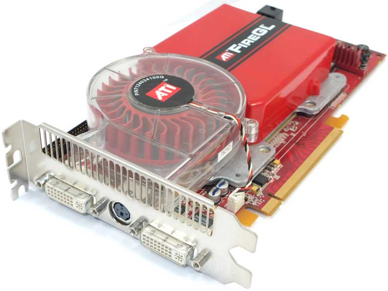 ATI 109-A52531-00 FireGL V7300 512Mb GDDR3 PCI-Express x16 S-Video Out ...