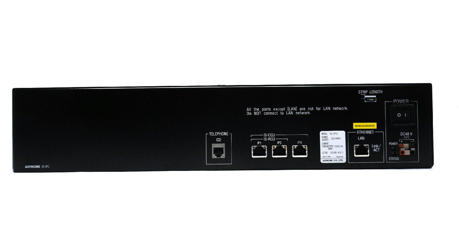 Aiphone IS-IPC IS-Series IP Control Telephone Transfer Unit
