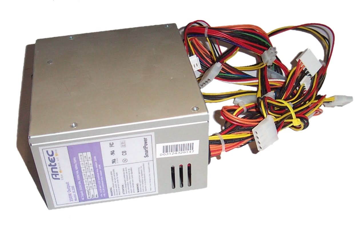 Antec 350Watts Dual Fan 115 / 230 Volts ATX Power Supply Unit (SL350)