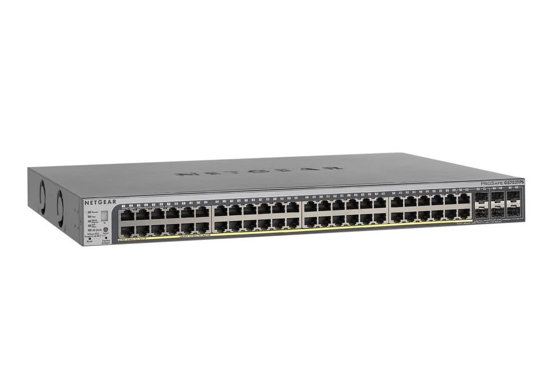 Netgear GS752TPSB-100NAS ProSafe 46-Port 10/100/1000Base-T Ethernet Sw