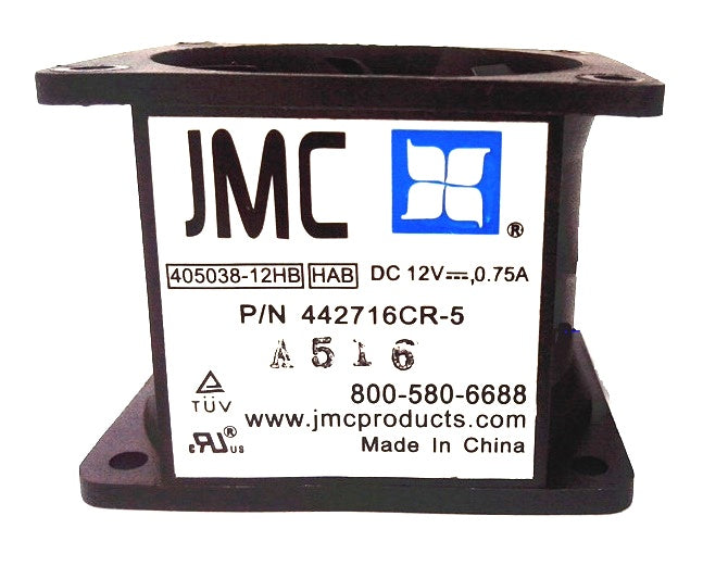 JMC 442716CR-5 12Volts DC 0.75Amp 3-Pin 4CM 40x50x38mm Square Axial ...