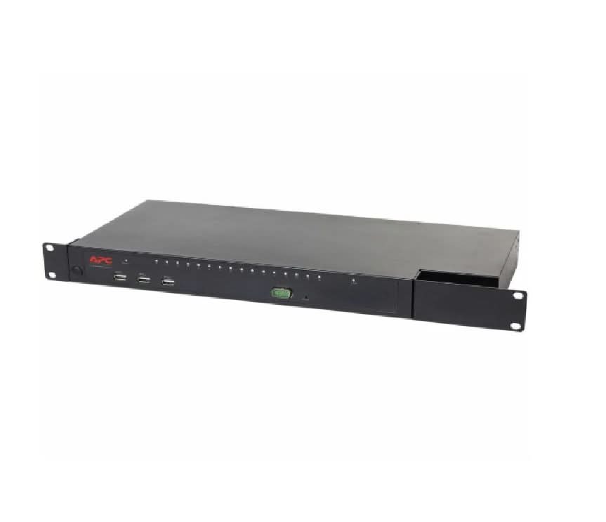 APC KVM1116R 16-port 240V 1U Rackmount KVM Switch box