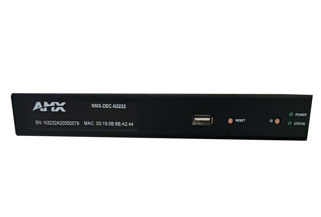 Buy AMX NMX-DEC-N3232 H.264 Compressed Video Over IP Decoder Online