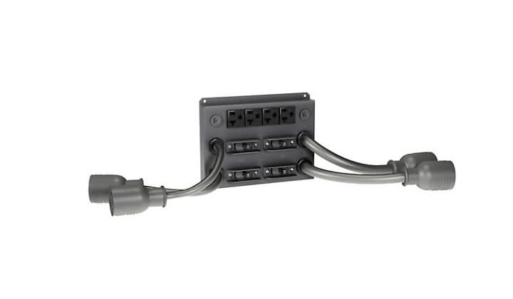 Vertiv PD2-004 2 x power NEMA L6-30R U1 Rack-mountable PDU