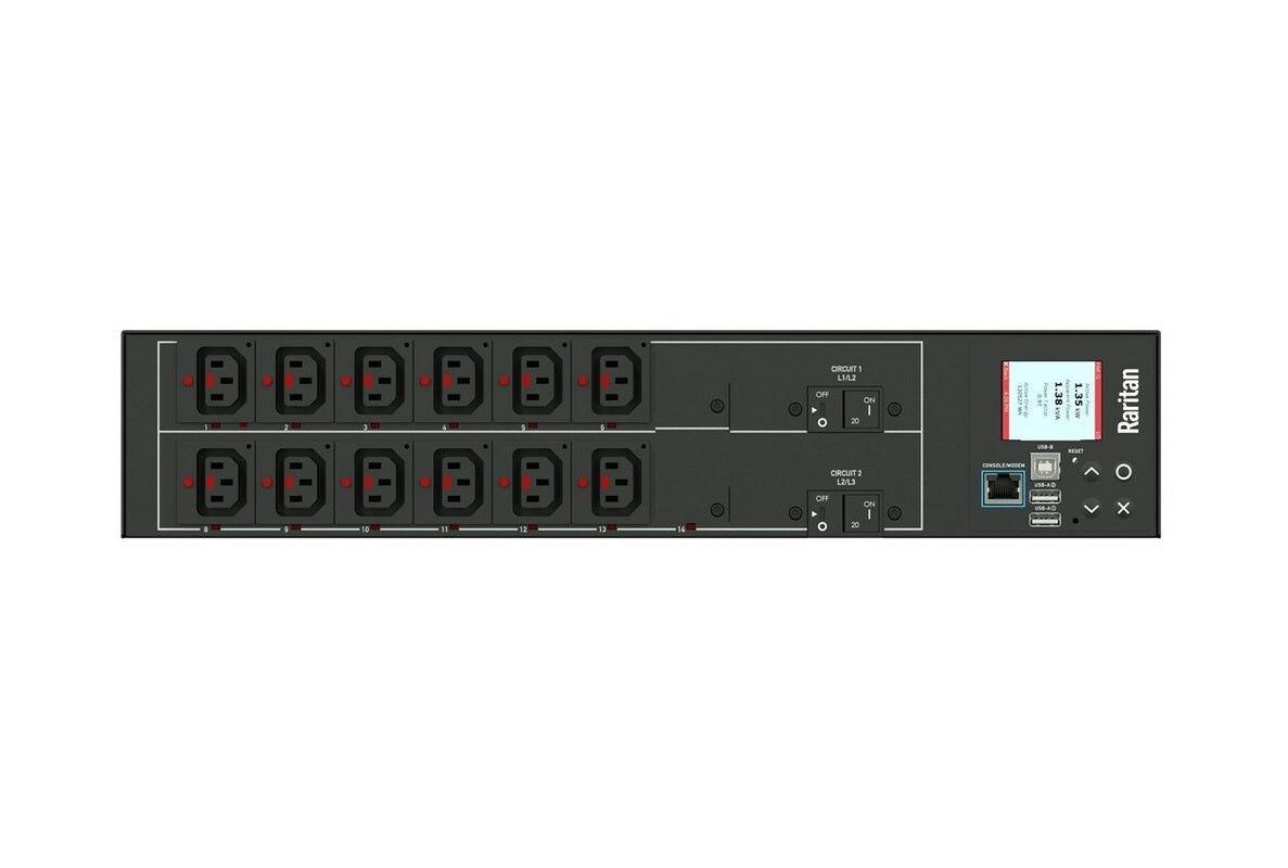 Raritan PX3-5296A1R-E2 12-Outlets 230V 7700VA Rack PDU