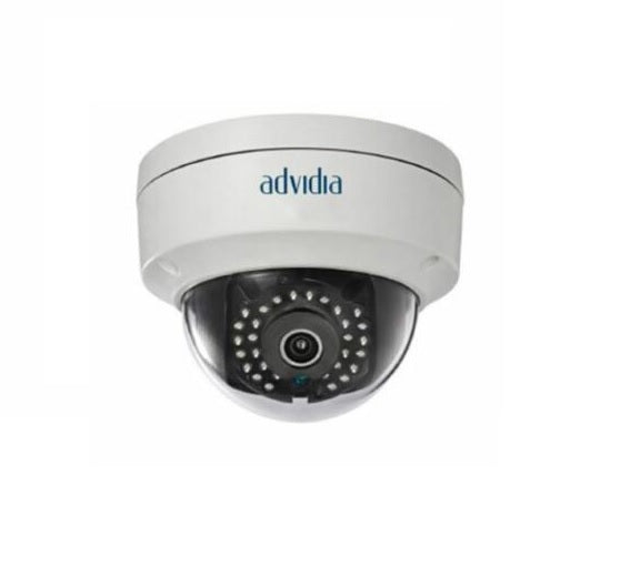 Advidia A-37-F 3MP 3.6mm H.264M JPEG Vandal Weatherproof Dome Camera