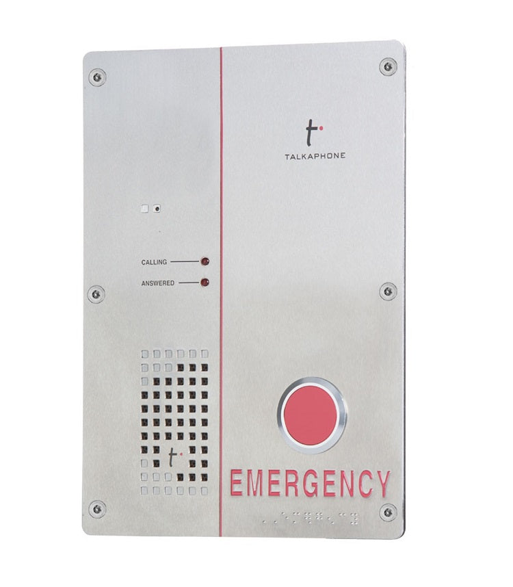 Talkaphone VOIP-500E Single Button Flash Mount Native VoIP Emergency P