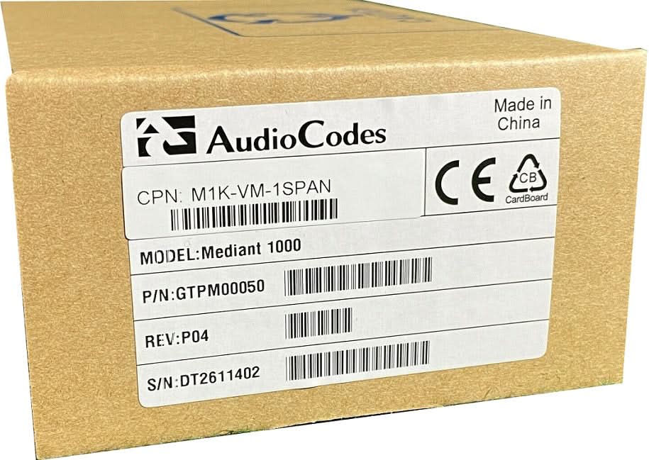 Buy Genuine AudioCodes Media Gateway Module Mediant 1000 VoIP M1K-VM ...