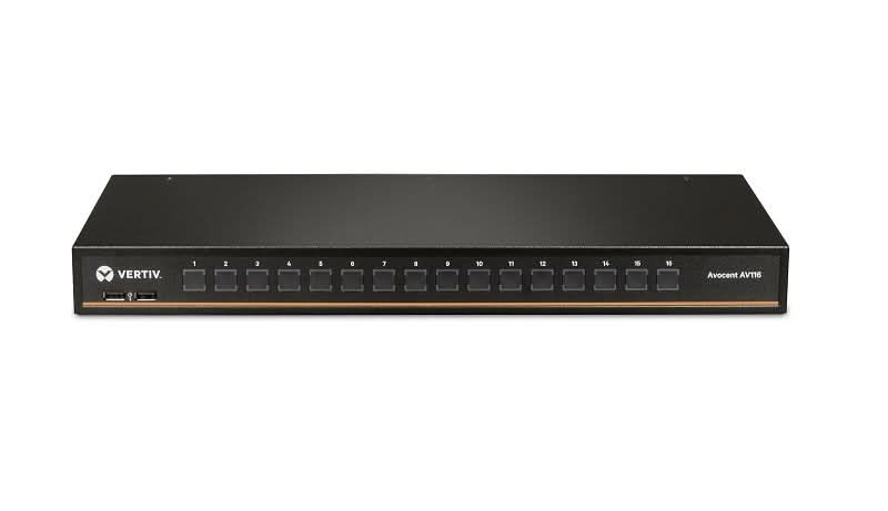 Avocent AV116-400 AutoView 16-Ports 1U Rack Mount KMV Switch