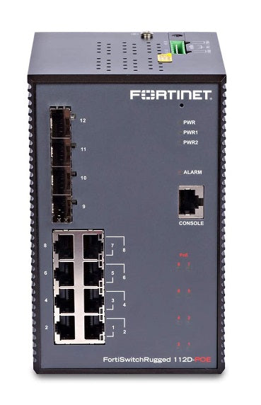 Fortinet FSR-112D-POE FortiSwitchRugged 112D-POE High Performance Laye