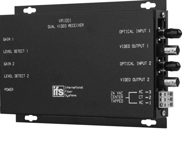 IFS VR1001 2-Channel 850nm Multimode Video Transmitter & Receiver