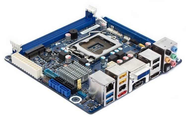 Intel BLKDH77DF Chipset-H77 LGA1155 16Gb DDR3-1600MHz 24-Pin Mini ITX ...