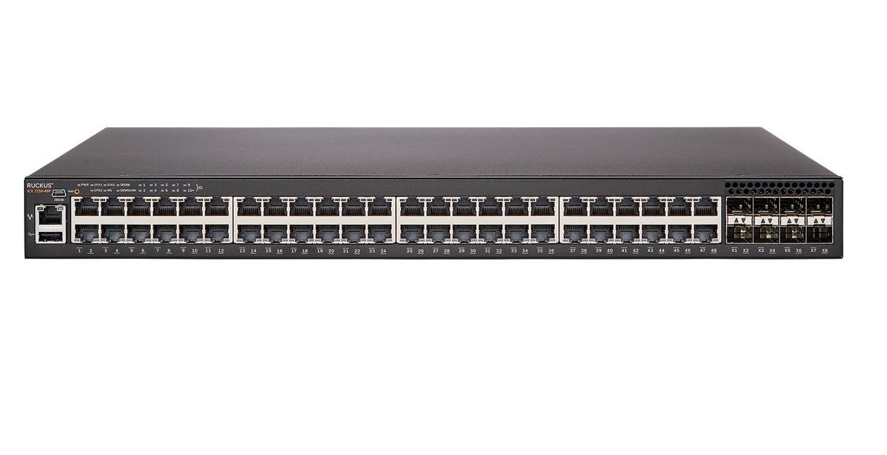 Buy Ruckus Switch Layer-3 48-Ports Managed 1U Rack Mount ICX7250-48P Online
